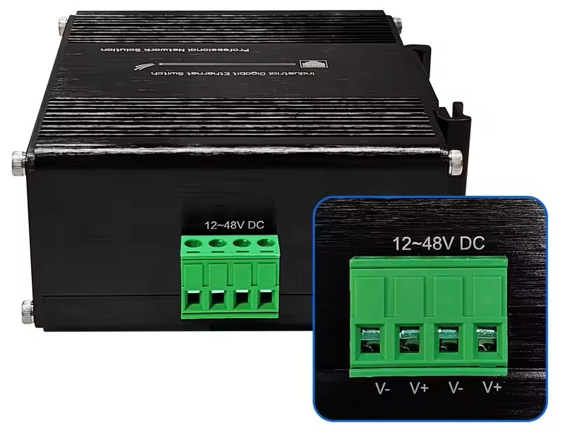 Shop DC PoE Switch | Industrial | 10-Port Online | UBWH Australia