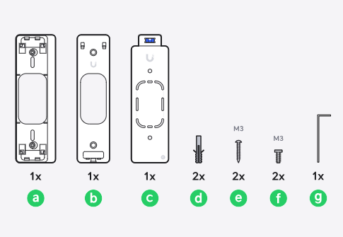 Shop UniFi Access Reader Pro Angle Mount | White Online | UBWH Australia